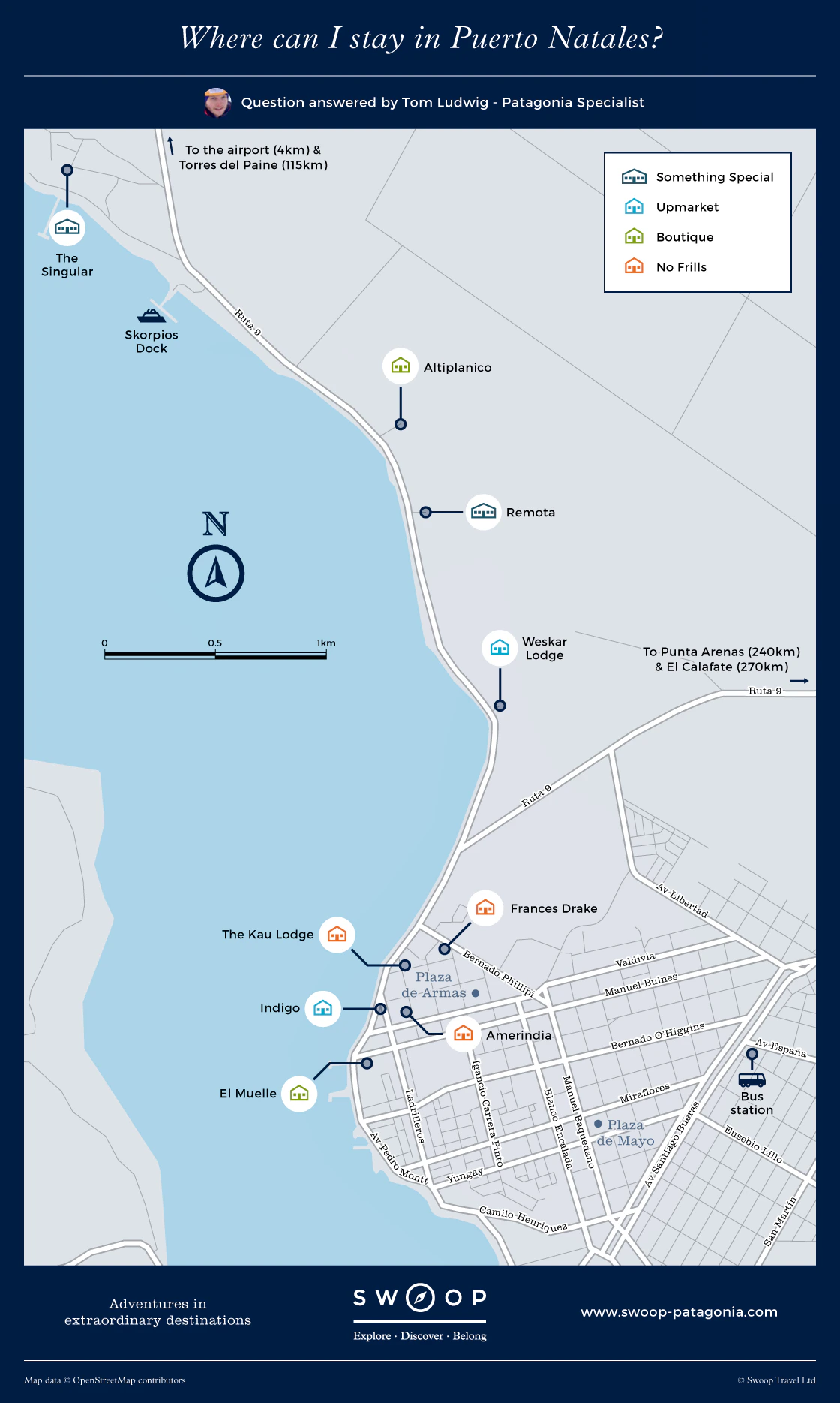 Puerto Natales Hotels | Swoop Patagonia's reviews and advice