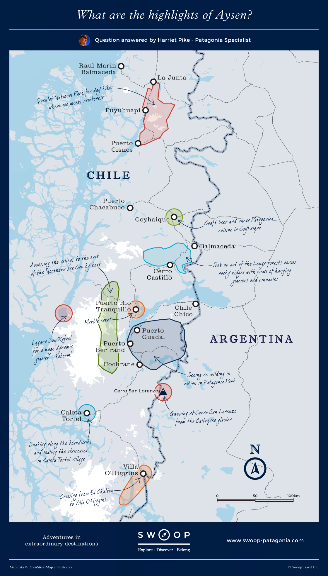 Where to go in Aysen | Swoop Patagonia